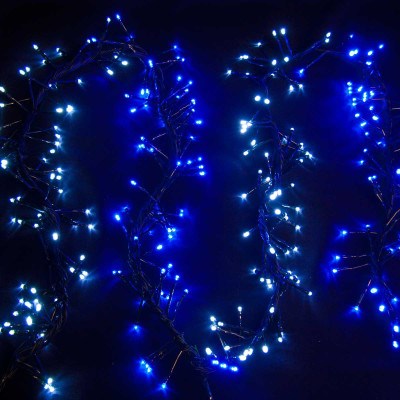 Buy Christmas Cluster Chain LED Lights - White/Blue | Grays Australia