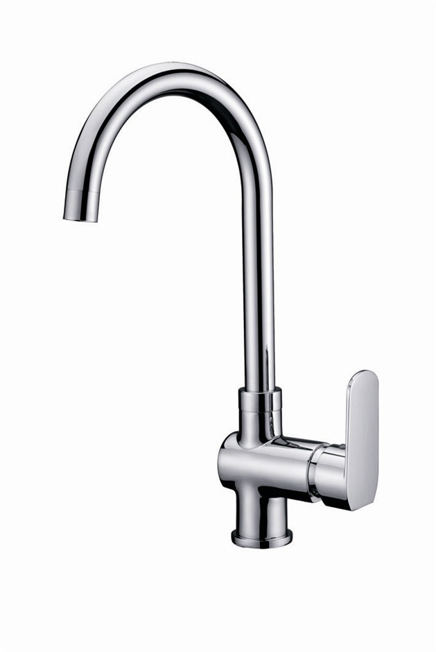 Monsoon Showers Goose Neck Style Kitchen Sink Mixer Tap Auction (0001 ...