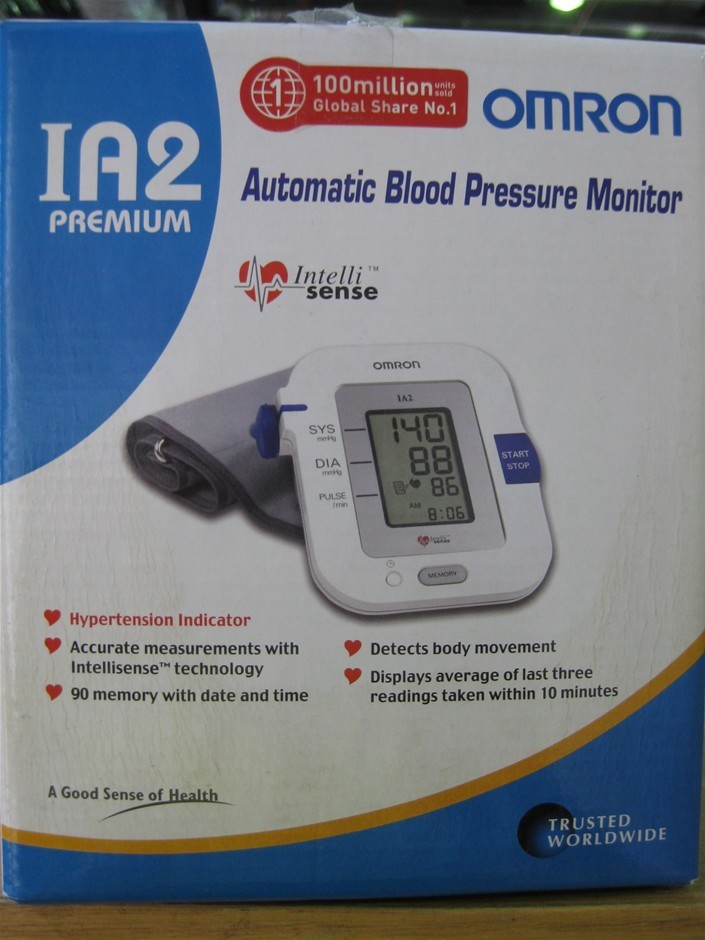 Omron IA2 Premium Automatic blood pressure monitor Auction (0014 ...