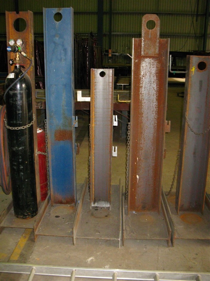 Oxy-Acetylene Bottle Holders, Steel Fabricated, Quantity of 8 - Auction ...