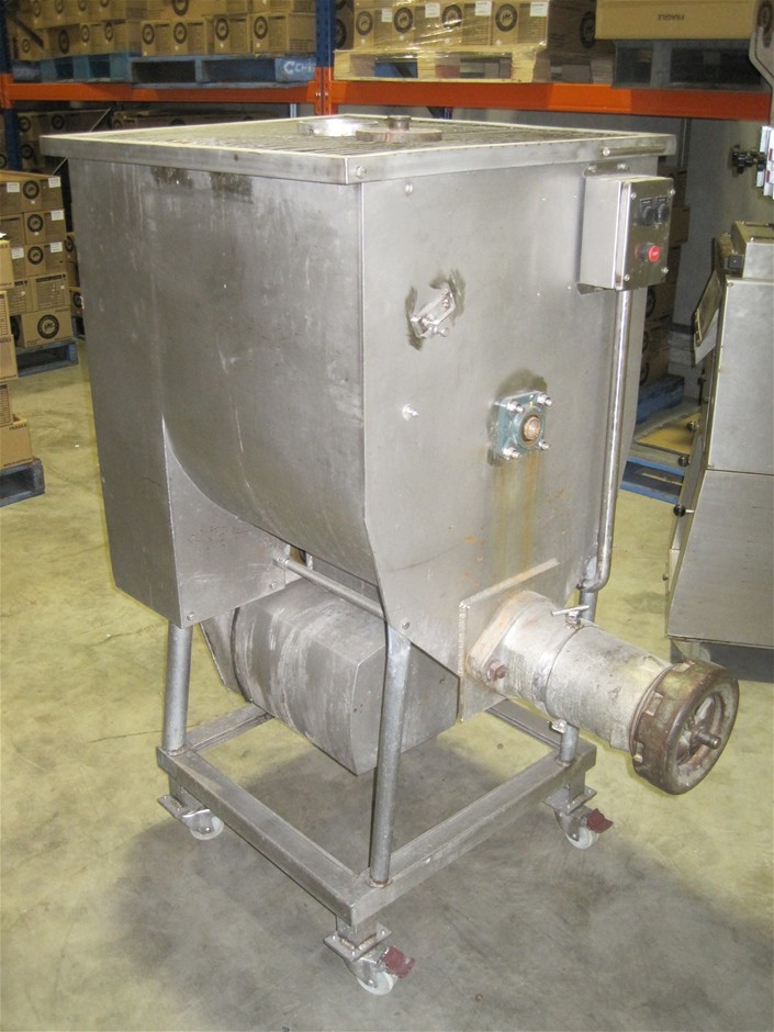 Mixer/Mincer, Hobart, approximately 480mm(W) x 600mm(W) x 650mm(D) bowl ...