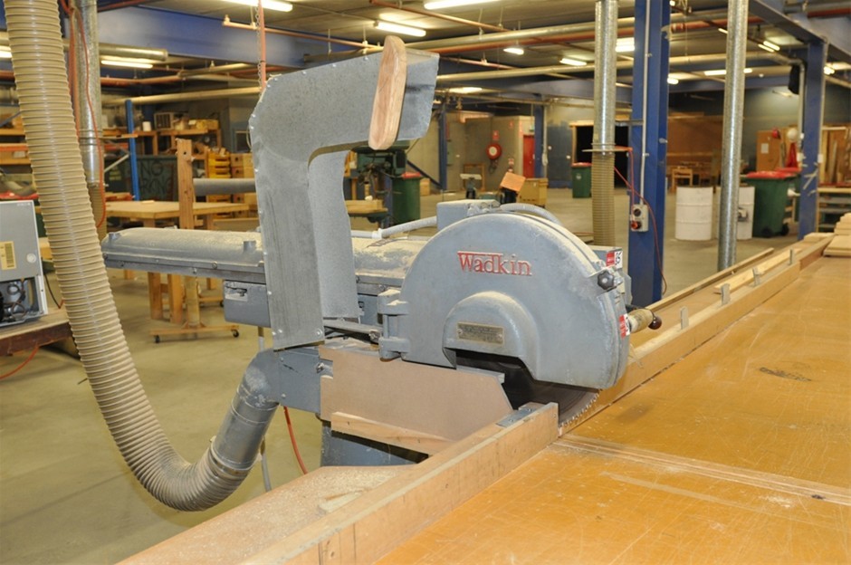 Docking Saw - Wadkin Ltd (Made in England) Sliding Docking Saw S/n ...