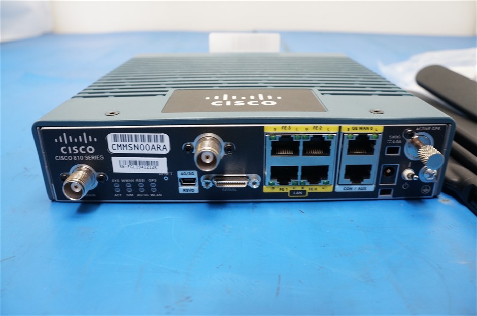 Cisco 819 Non-Hardened 4G LTE 2.0 Integrated Services Router with Wi-Fi ...