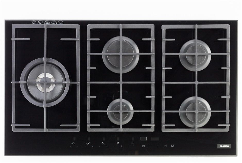 Buy Blanco 90cm, 5 Burner Gas Cooktop Including Wok Burner (CGG905WTFFC ...