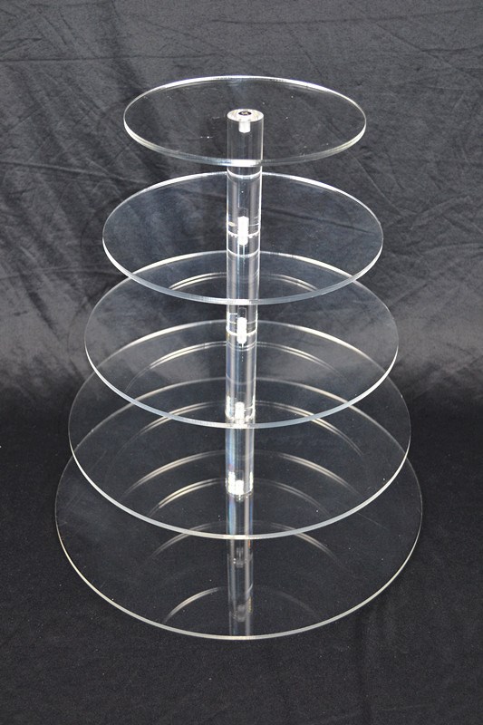Buy 5 Tier Cupcake Stand 5mm Acrylic Wedding Display | Grays Australia