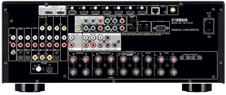 Buy Yamaha RX-V1079 7.2 Channel MusicCast AV Receiver (Black) | Grays ...