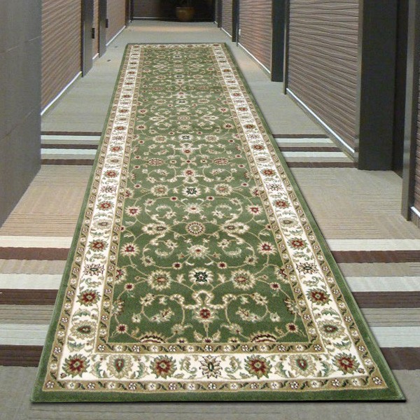 Buy Classic Design Runner - Green & Ivory - 400x80cm | Grays Australia