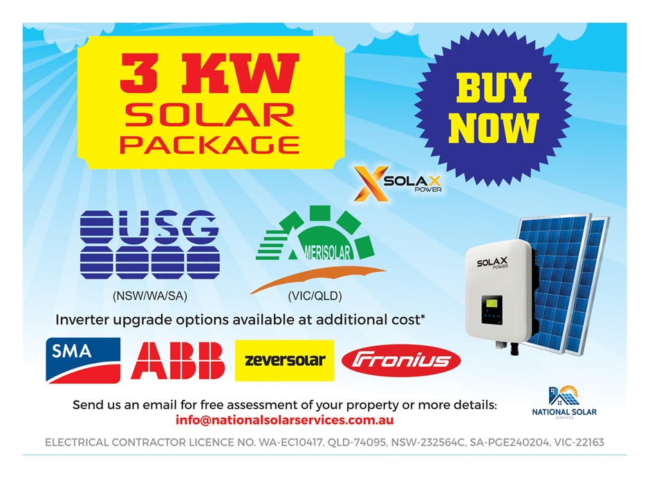 Buy 3 KW Solar PV System with Standard Installation Inclusions | Grays ...