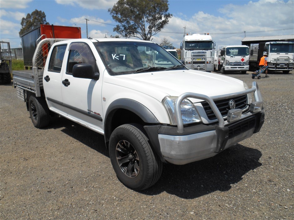 2004 Holden Rodeo LX RA 4WD 5 Seater Dual Cab Chassis Auction (0009 ...