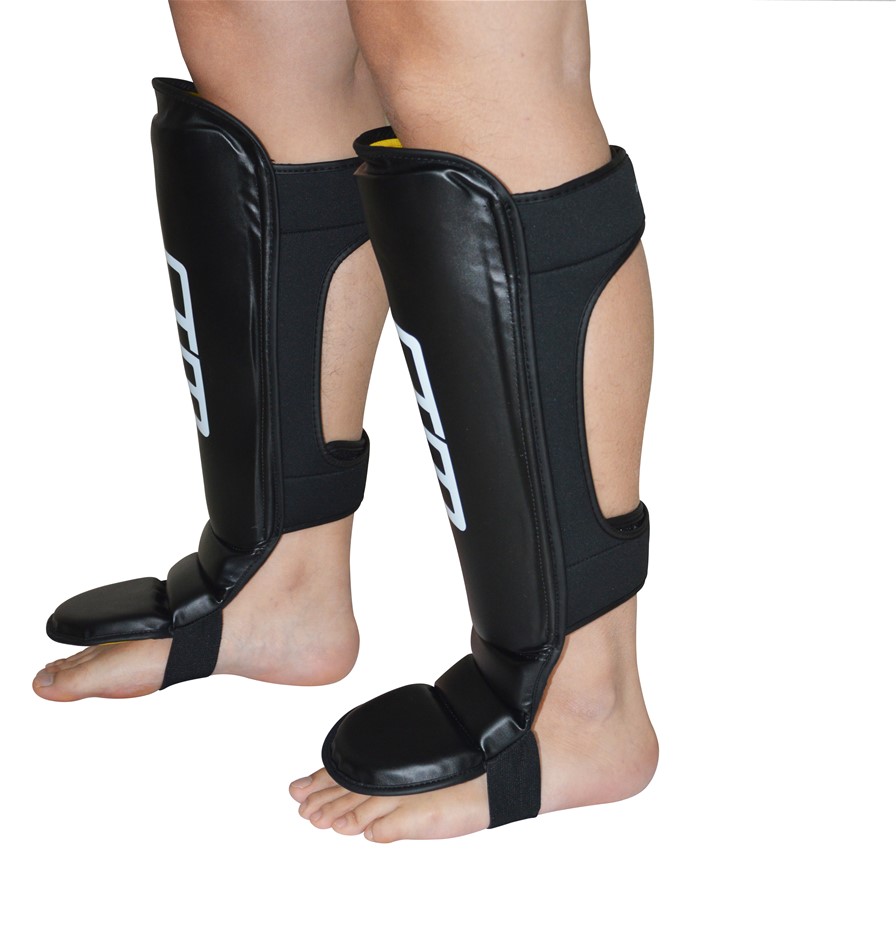 Buy Gel Shin Instep Foot Pads MMA UFC Leg Kick Guards Muay Thai Boxing ...