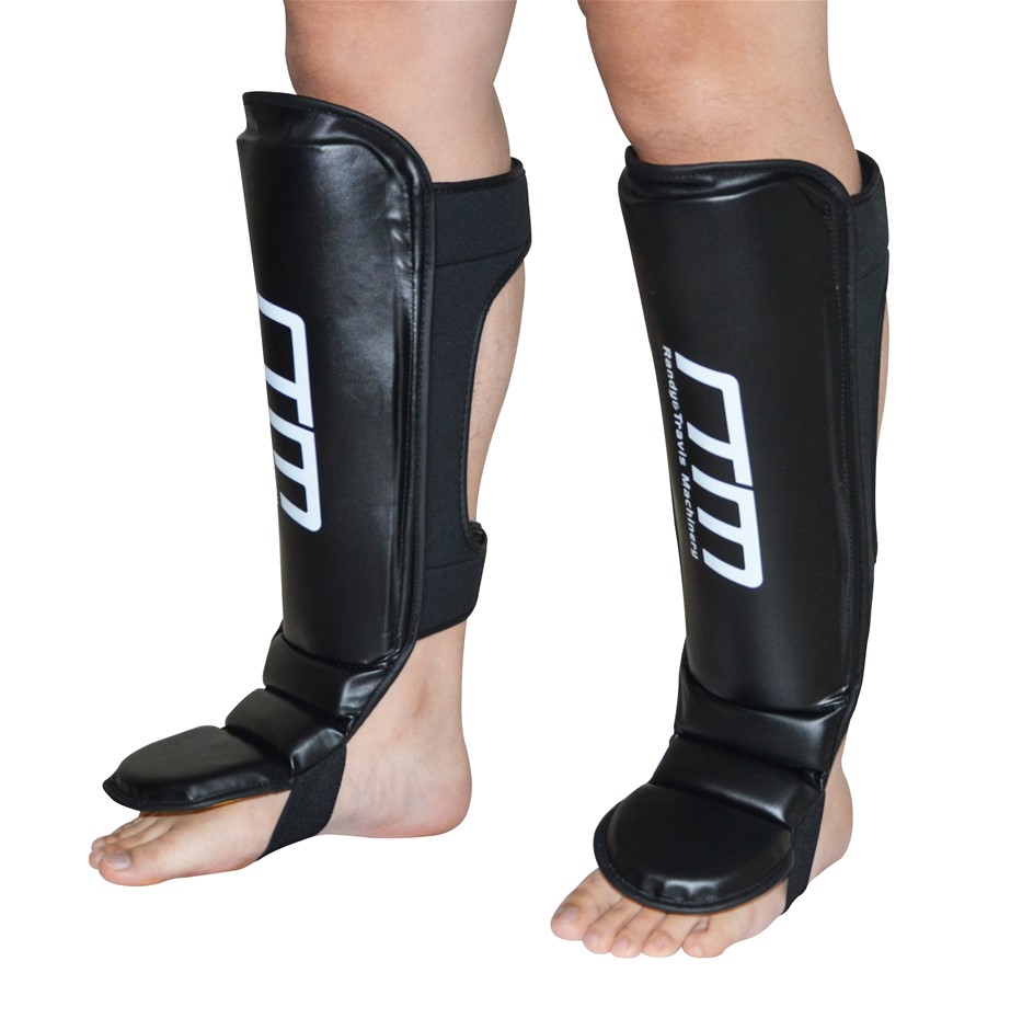 Buy Gel Shin Instep Foot Pads MMA UFC Leg Kick Guards Muay Thai Boxing ...