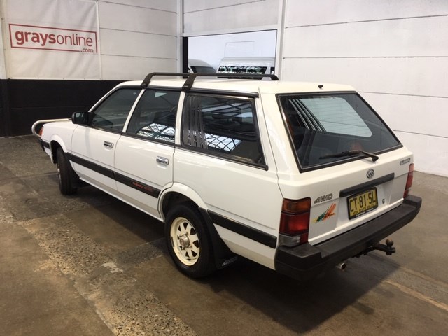 1990 Subaru L series Sportswagon 4WD Manual - 5 Speed Wagon Auction ...