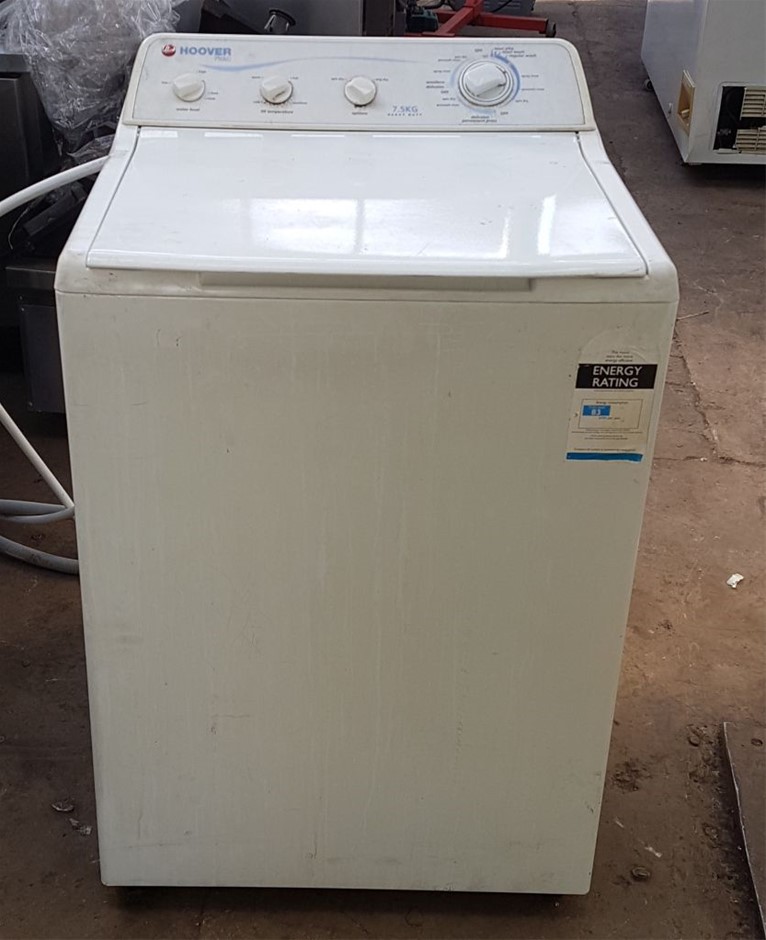 HOOVER TOPLOADER WASHER 7.5 KG HEAVY DUTY 750 LC WASHING MACHINE 240 V ...