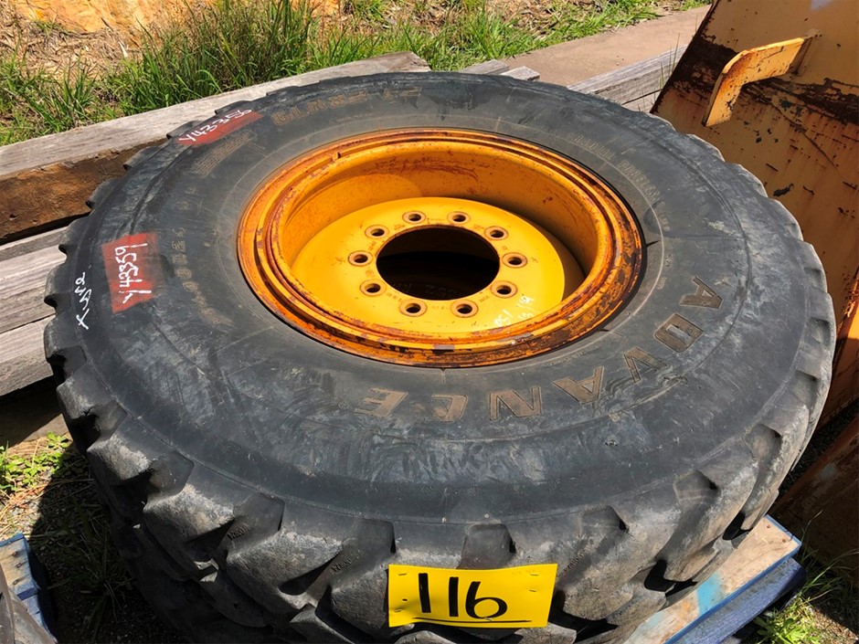 Caterpillar 12m 120m 140m Grader Wheel Rim 10 X 24 Auction (0116 ...