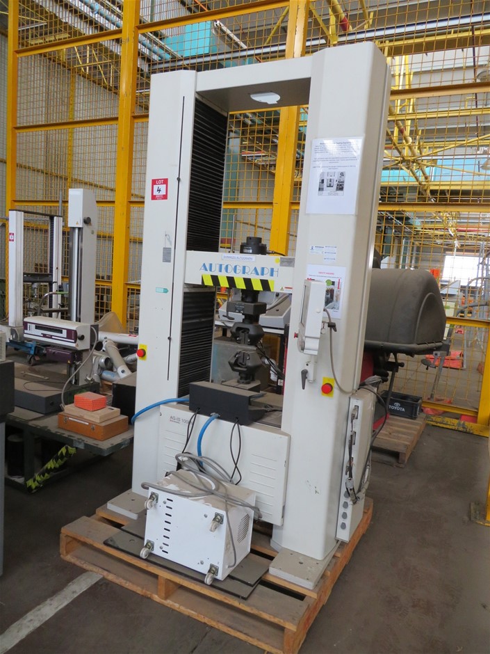 Shimadzu AG-1/100KN Universal Tensile Testing Machine Auction (0004 ...