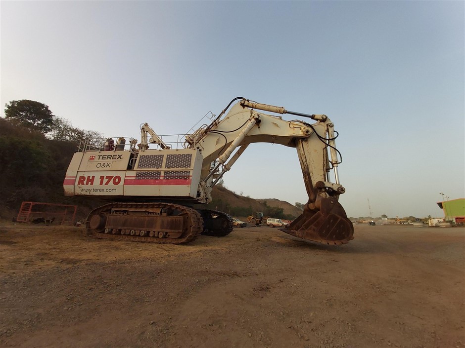 2007 Terex RH170 Hydraulic Excavator with Bucket and Parts List (EO2017 ...