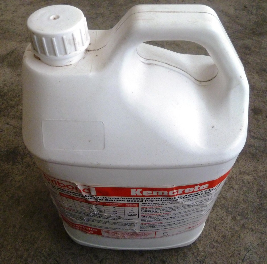 Kemcrete-Dribond x 5Ltr Auction (0005-8502675) | Grays Australia