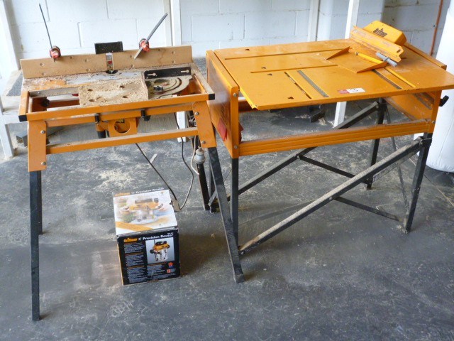 Triton mk3 work centre and router stand with 1/2 router Auction (0003 ...