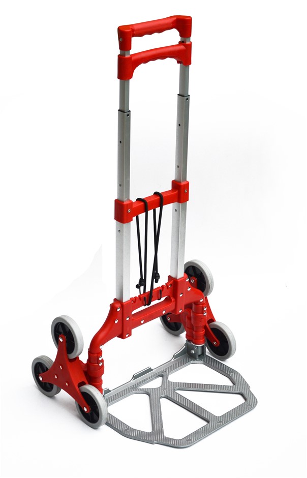 Buy Stair Climbing Trolley 6 Wheels Aluminium Folding Hand Cart Climb ...
