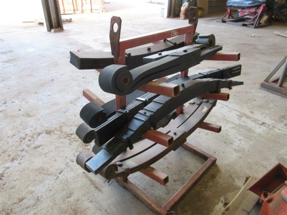 Leaf Spring Sets and Custom Steel Rack Auction (0102-9018165 ...
