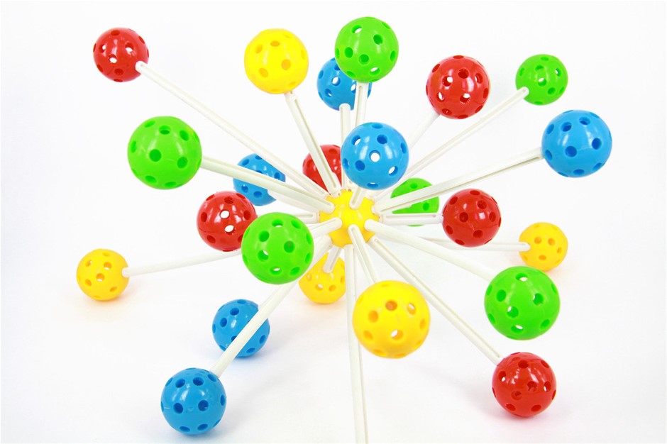 2 x Connector Building Set with Balls (3cm) & Sticks (various sizes ...