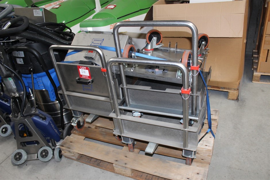 Stainless Steel Quick Change Battery Trolley Auction (0024-5049888 ...