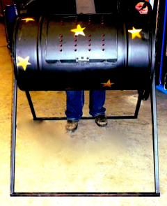 Prize Barrel or Raffle Barrel 1.2m x 1.2m x.1.2 Auction (0024-3019071 ...