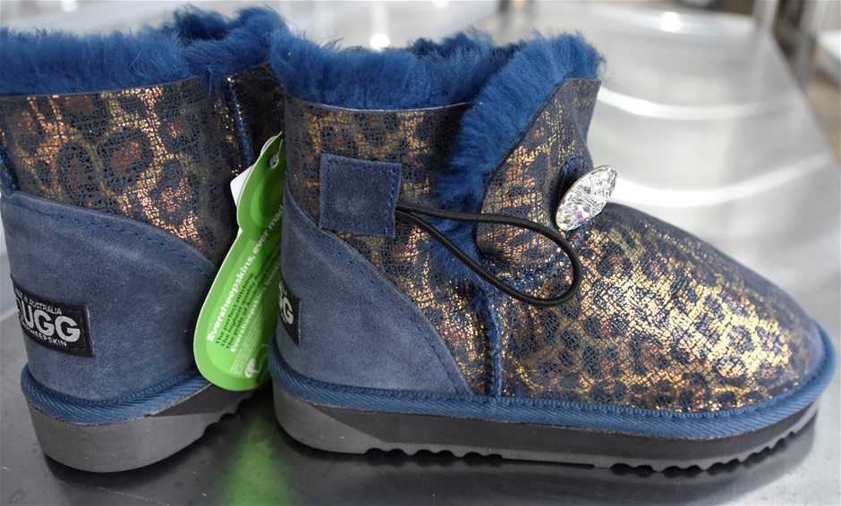 Ugg Sheep Skin Mini Button Boot Auction (0016-5046009) | Grays Australia