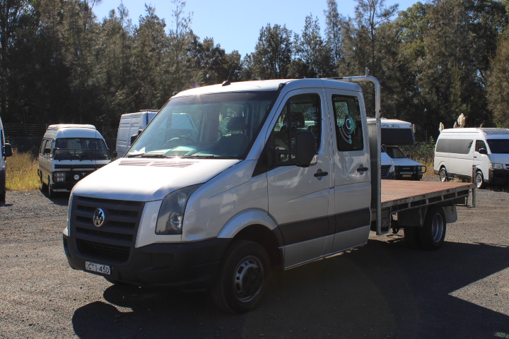 Volkswagen Crafter 50 LWB Turbo Diesel Manual Crew Cab Chassis Auction ...