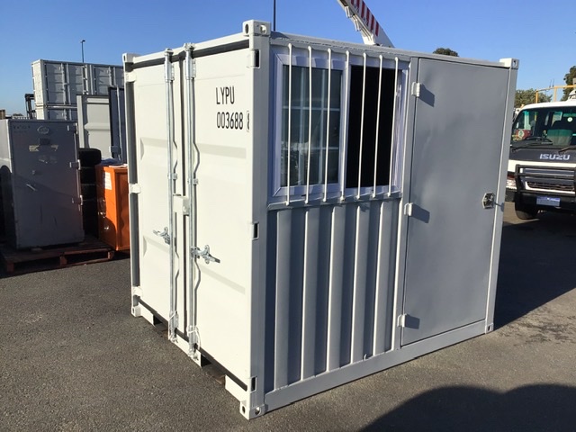 Unused 8 Foot (High) Shipping Container Slight Transit Damage) Auction ...