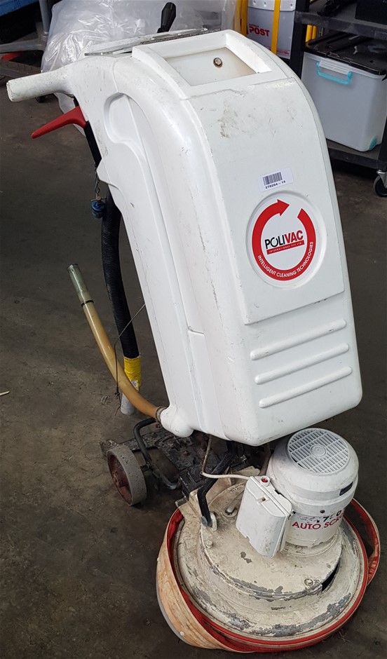 PolyVac 1700E Electric Walk Behind Auto Floor Scrubber Auction (0050 ...