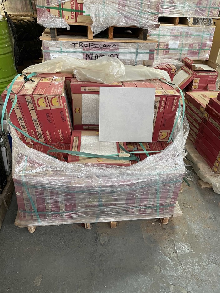 Pallet Of Floor Tiles.59 Boxes with 9 Tiles Per Box Auction (0382 ...