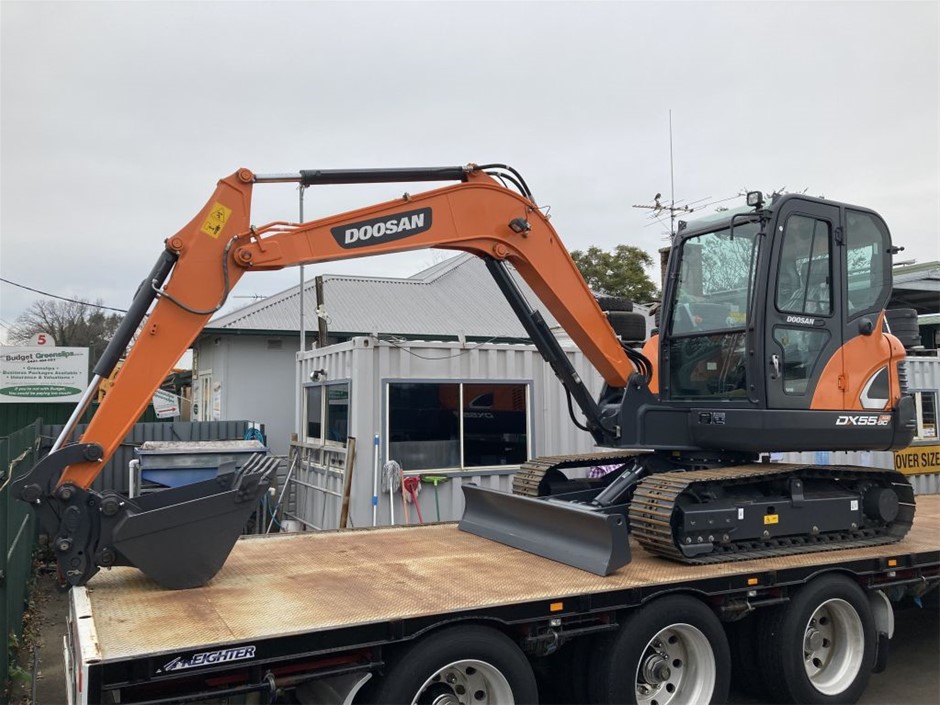 2021 Doosan DX55-9CN ACE Tracked Excavator Auction (0014-5049499) | Grays Australia