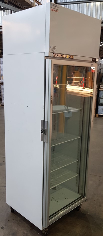 2010 Skope TME650-H Mobile Upright Single Glass Door Refrigerator ...
