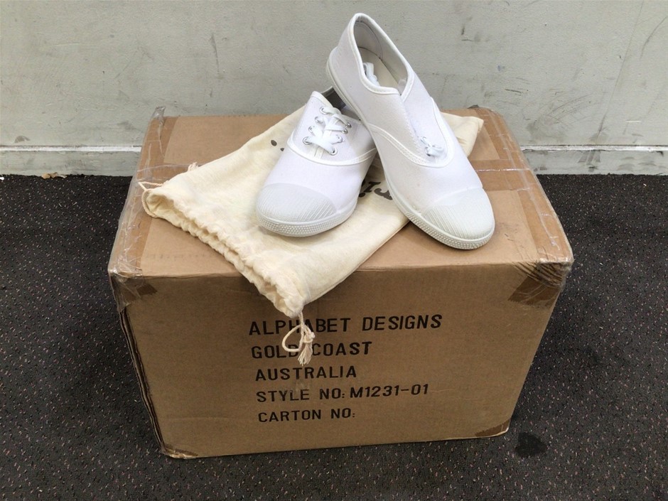 10 PRS X Ridley White Casual Shoes Auction (0187-7033714) | Grays Australia