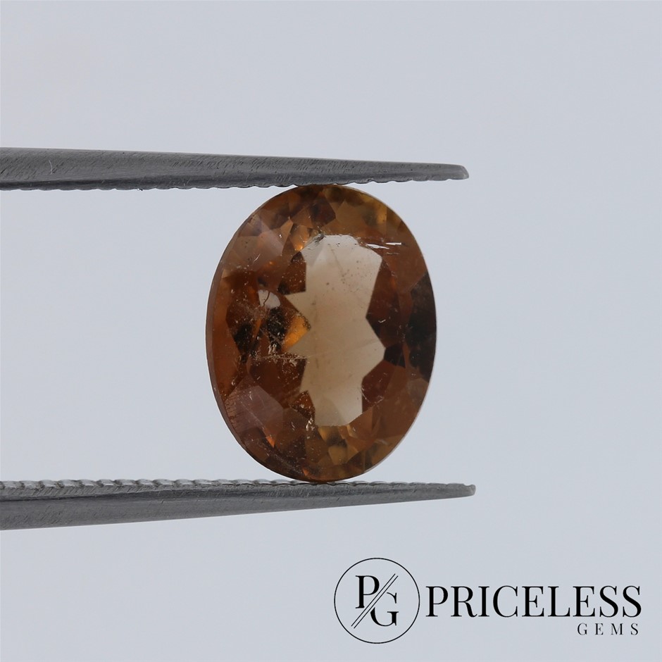 2.43ct Super Fine Grade Imperial Champagne Topaz Auction (0006-2546712 ...