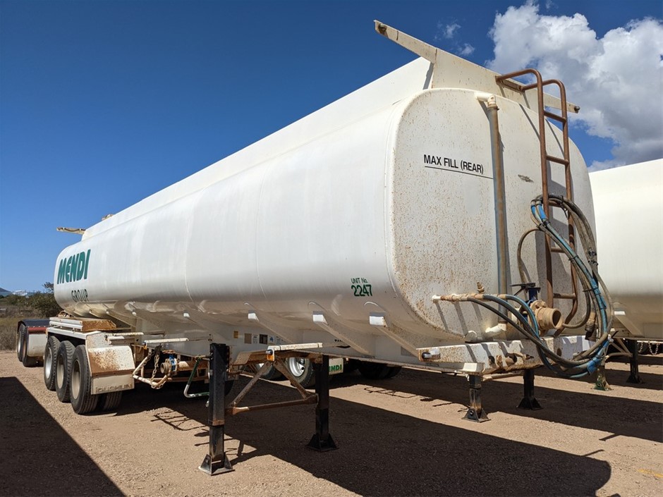2019 AAA Water Tanker Trailer Triaxle Water Tanker Auction (0153 ...