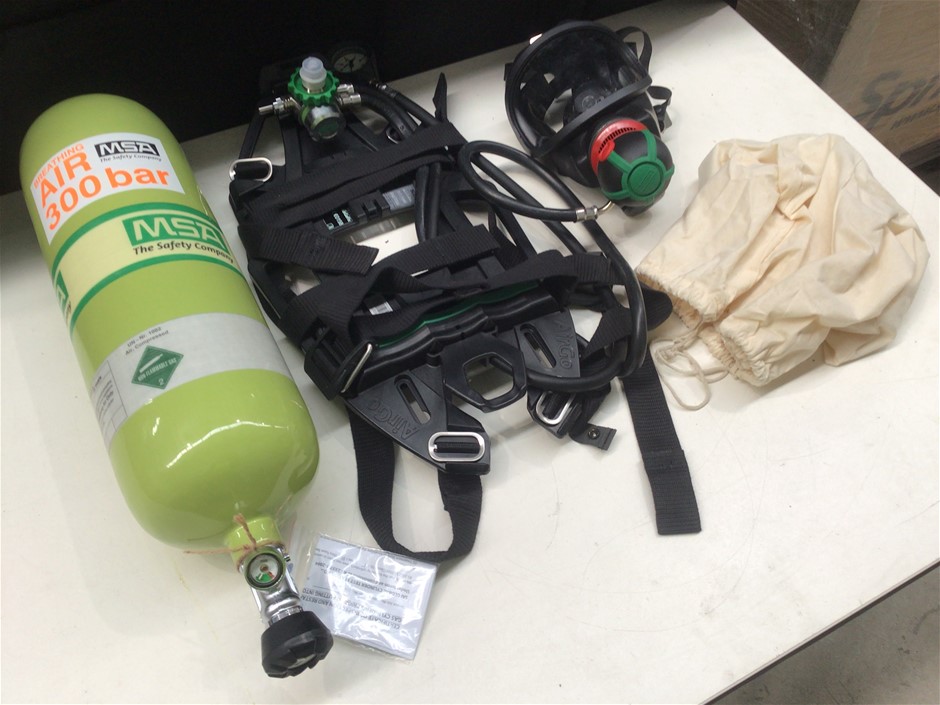 MSA Self Contained Breathing Apparatus Set Auction (0002-3023206 ...