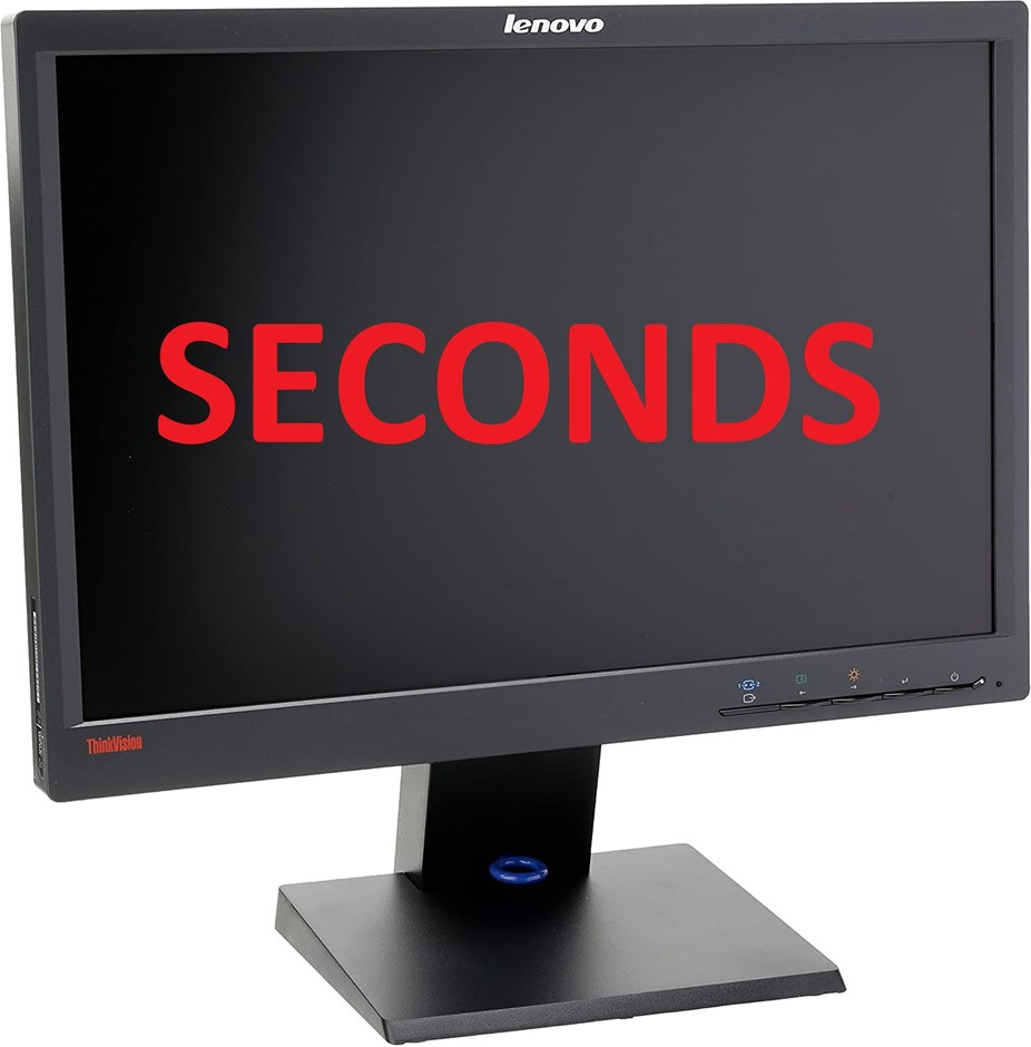 Lenovo LT1952P 19 inch Widescreen LCD Monitor, Black Auction (0029 ...