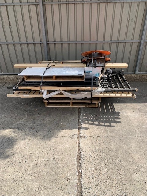 Black Steel Fence Panel 1.40m x 2.35m x 1 Panel Auction (0001-3020182 ...