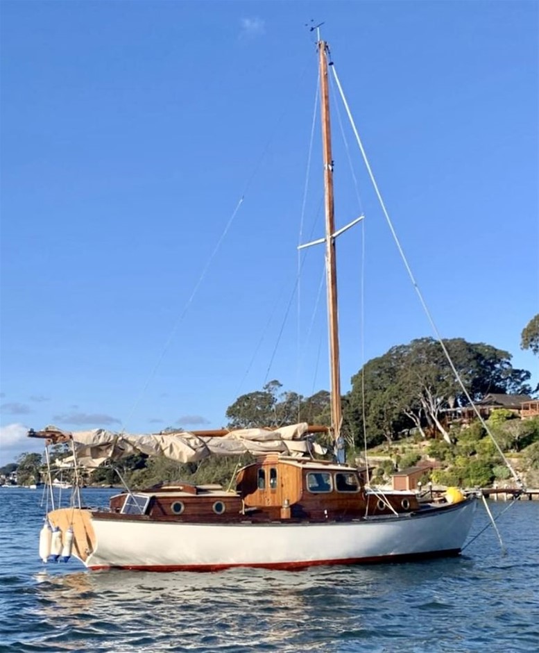 1984 William Atkins Motor Sailer Gaff Rigged Cutter Auction (0001 ...