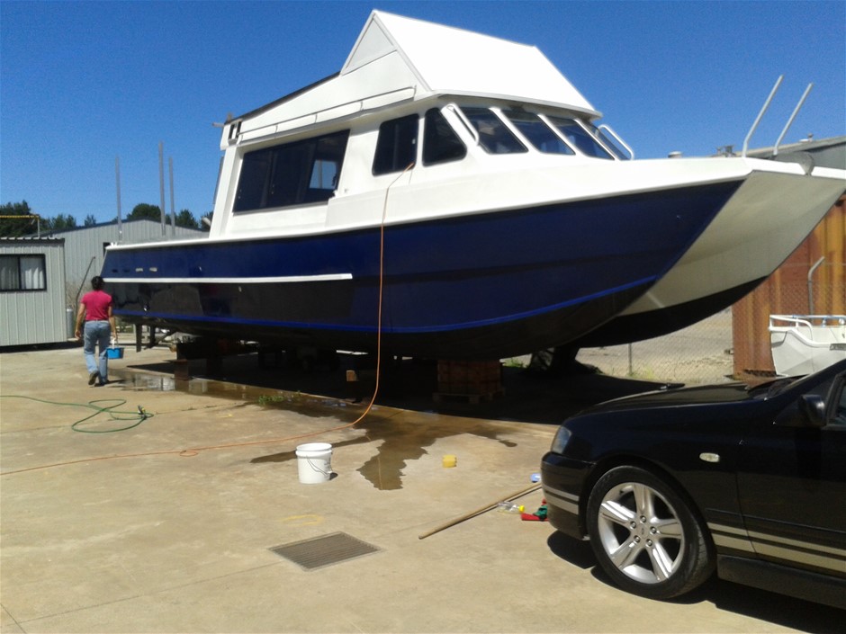 CUSTOM ALUMINIUM POWER CATAMARAN 42FT Auction (0001-10080720) | Grays ...