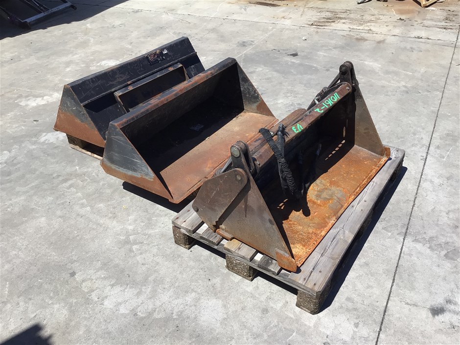3 x Assorted Mini Loader Buckets Auction (0004-3020476) | Grays Australia