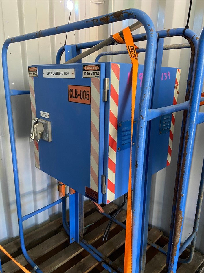 2x Steel Framed Lightning Boxes Auction (0028-3020514) | Grays Australia