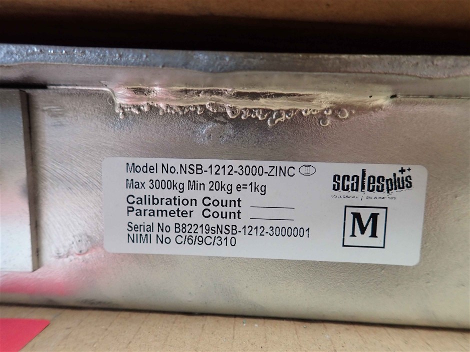 3 Ton Platform Scale (Galv) Auction (0020-9026991) | Grays Australia