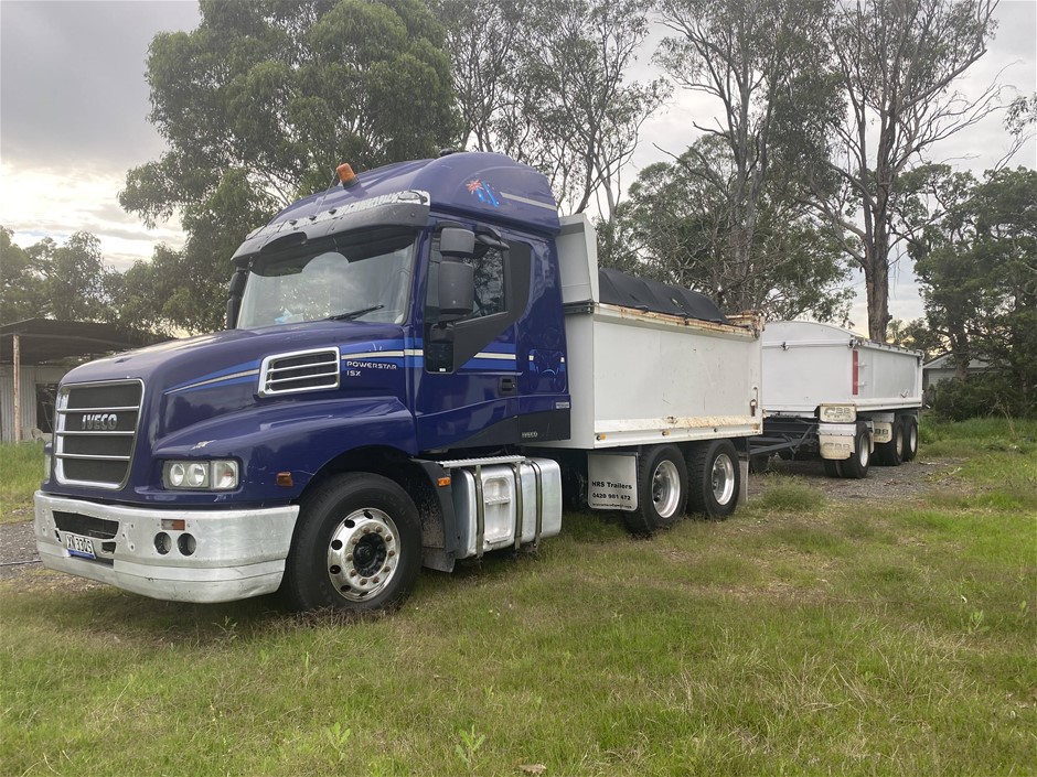 2011 Iveco Powerstar Tipper Truck & CBB Super Dog Tipping Trailer ...