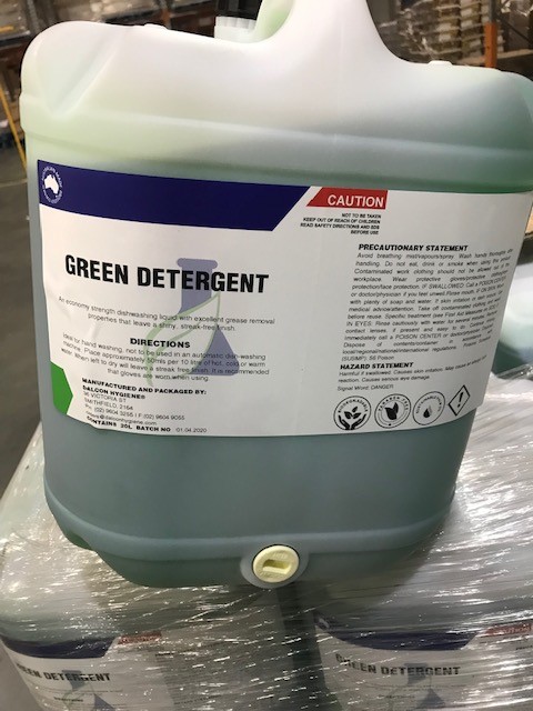 Bulk 32 x 20L Dalcon Hygiene High Grade Green Dishwashing Liquid ...