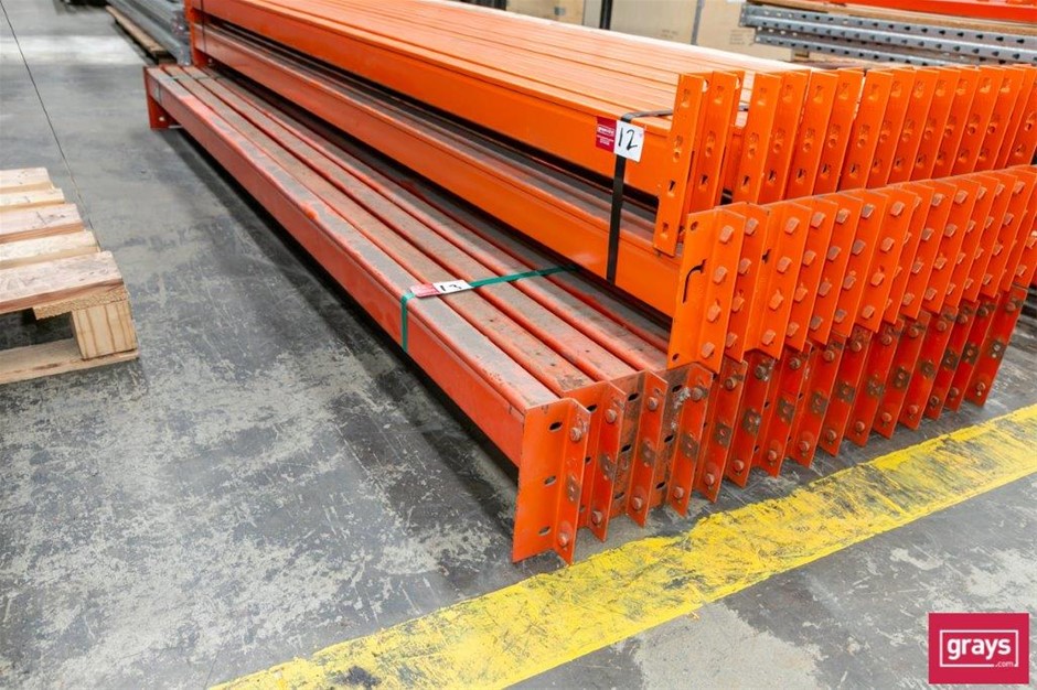 Qty 15 x Pallet Racking Load Beams Auction (0013-5047200) | Grays Australia