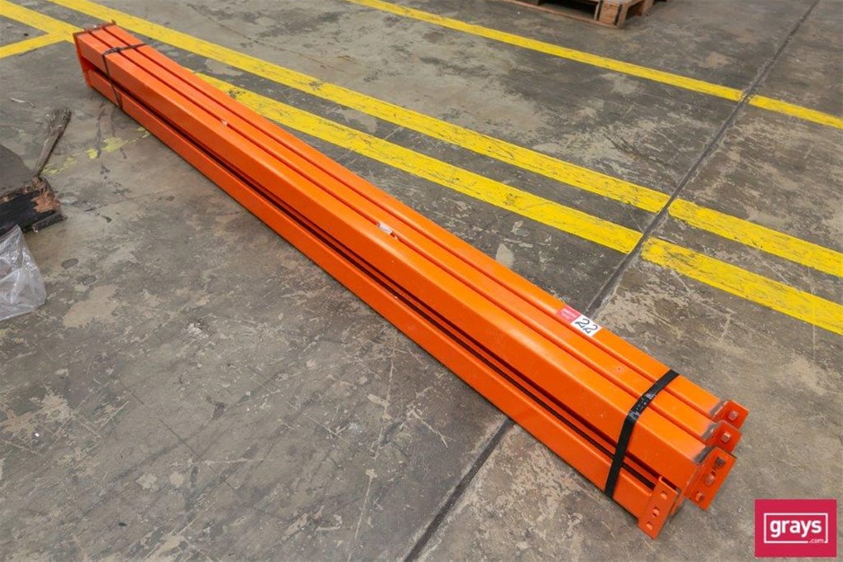 Qty 6 x Pallet Racking Load Beams Auction (0022-5047200) | Grays Australia