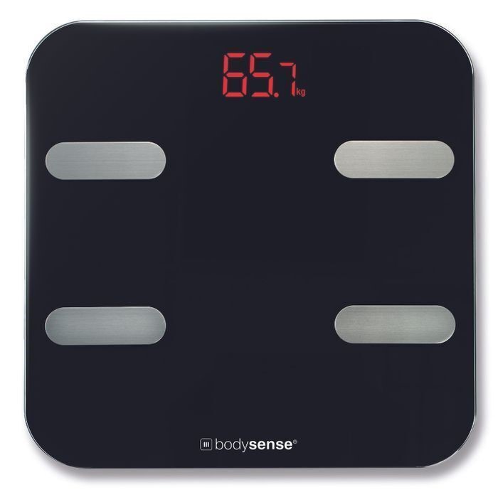 Buy Bodysense 180Kg Bath Scale Wireless Body Analysis Black Bathroom ...